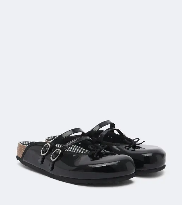 BIRKENSTOCK X Repetto Scala Patent Leather Mules - Black