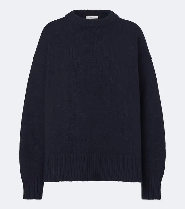 THE ROW Ophelia Wool And Cashmere Sweater - Blue