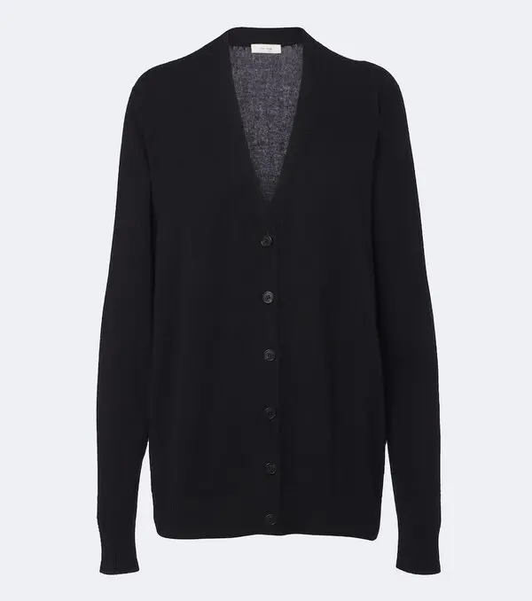 THE ROW Pelagia Cashmere Cardigan - Black