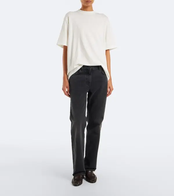 THE ROW Soft Ruched Leather Loafers
