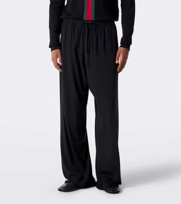 Gucci Jersey Wide-leg Pants