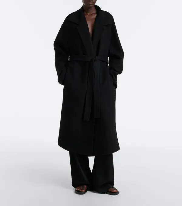 THE ROW Ciara Wool And Cashmere-blend Wrap Coat