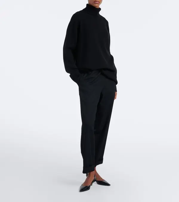THE ROW Stepny Wool And Cashmere Turtleneck Sweater