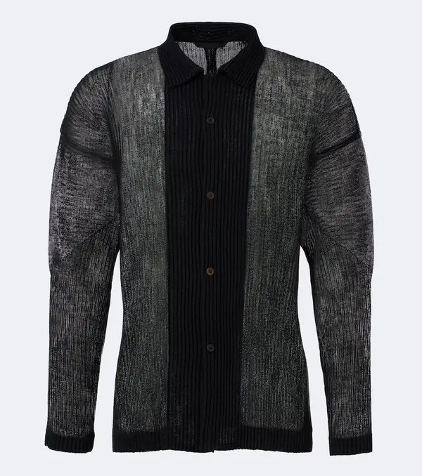 Issey Miyake Rustic Mesh Pleated Shirt