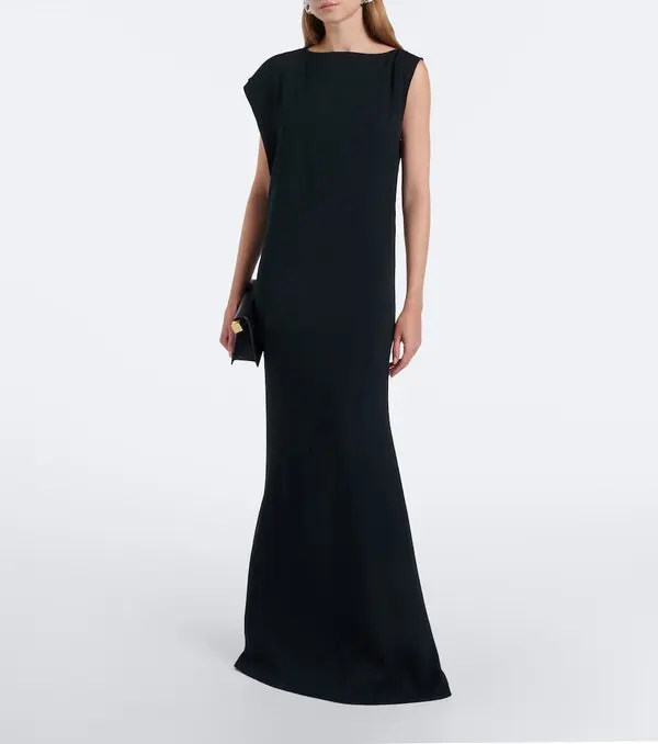 Jacquemus Drapee Jersey Maxi Dress