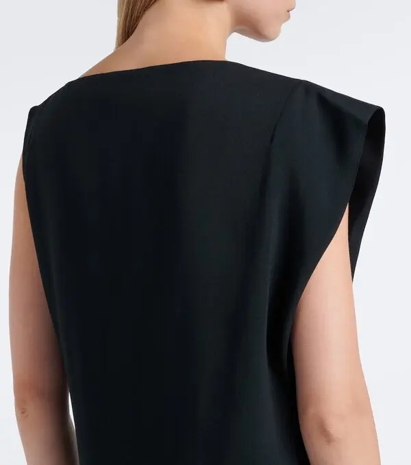 Jacquemus Drapee Jersey Maxi Dress