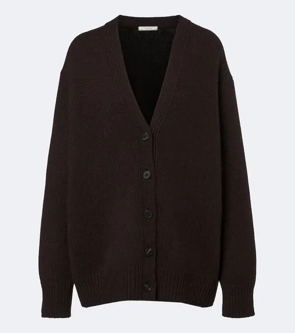 THE ROW Pranavi Cashmere Cardigan - Brown