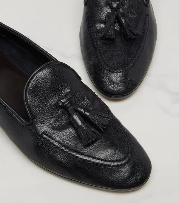 THE ROW Caden Leather Loafers