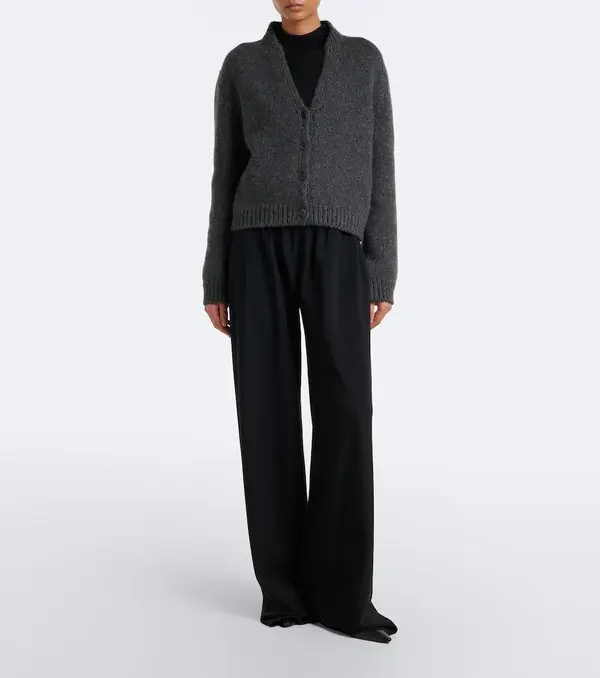 THE ROW Gala Wool Wide-leg Pants