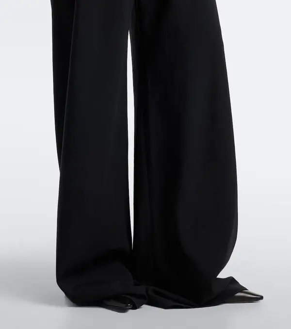 THE ROW Gala Wool Wide-leg Pants