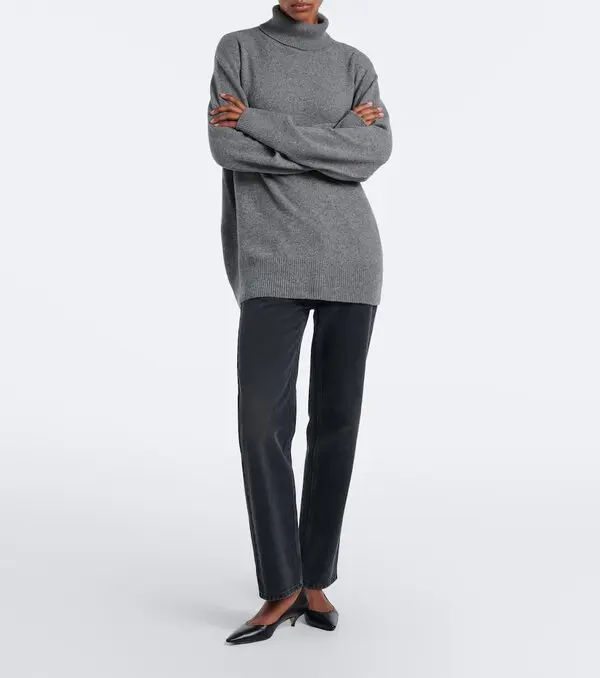 THE ROW Stepny Wool-blend Turtleneck Sweater