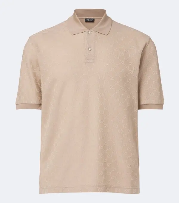 Gucci Gg Jacquard Polo Shirt