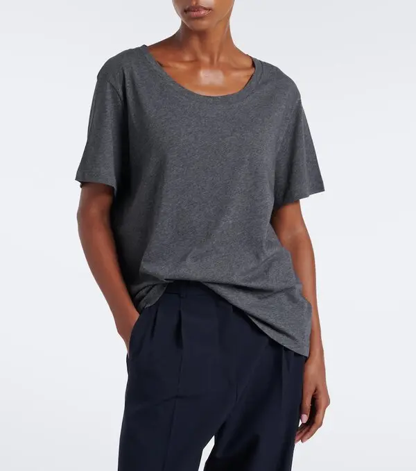 THE ROW Dera Cotton Jersey T-shirt