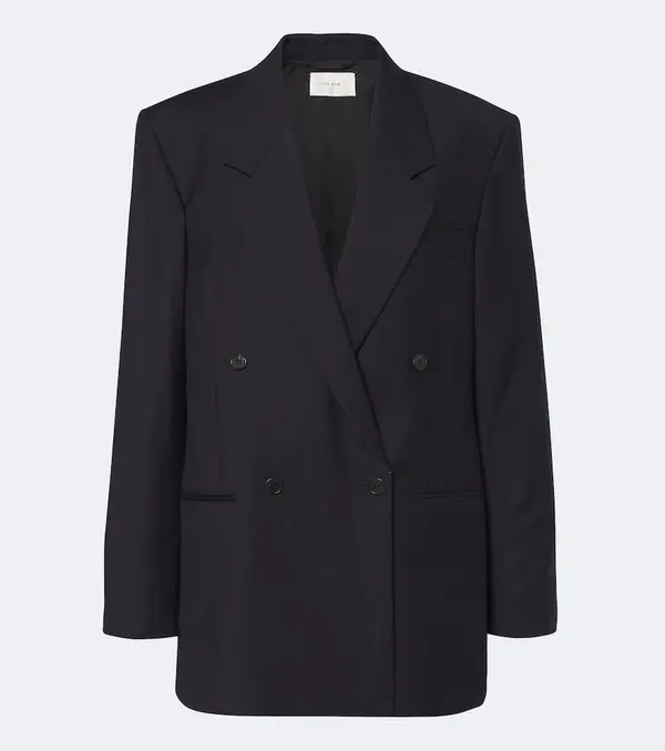 THE ROW Isani Double-breasted Virgin Wool Blazer