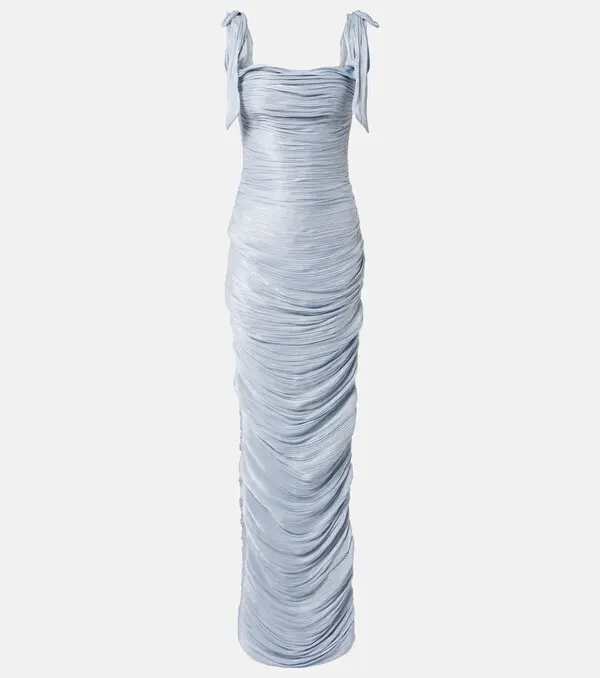 MARMAR HALIM Pleated Taffeta Gown
