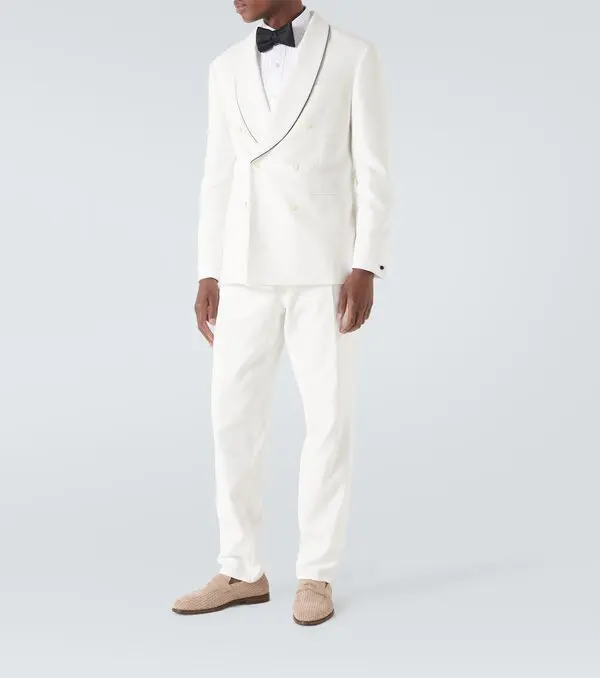 Brunello Cucinelli Cotton Tuxedo Jacket