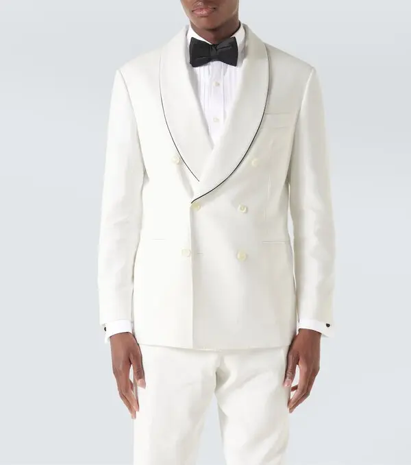 Brunello Cucinelli Cotton Tuxedo Jacket