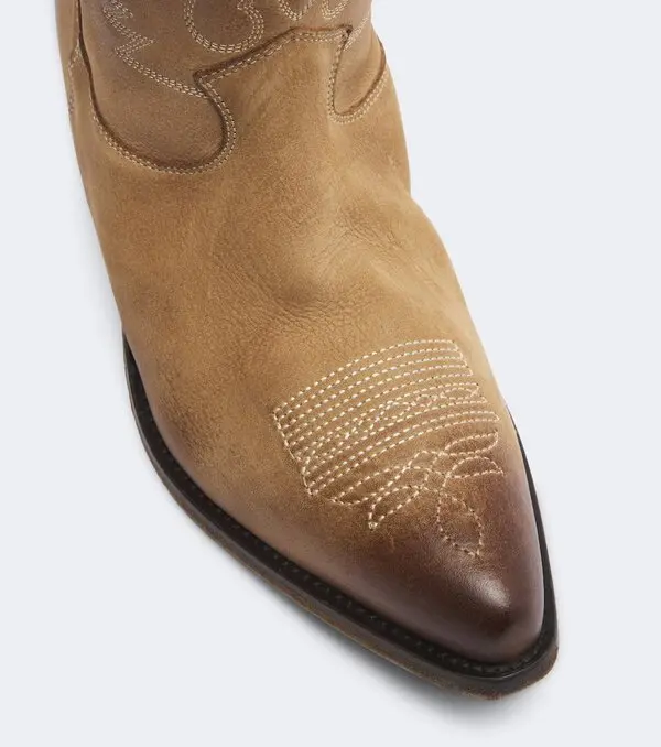 GOLDEN GOOSE Wish Star Leather Cowboy Boots
