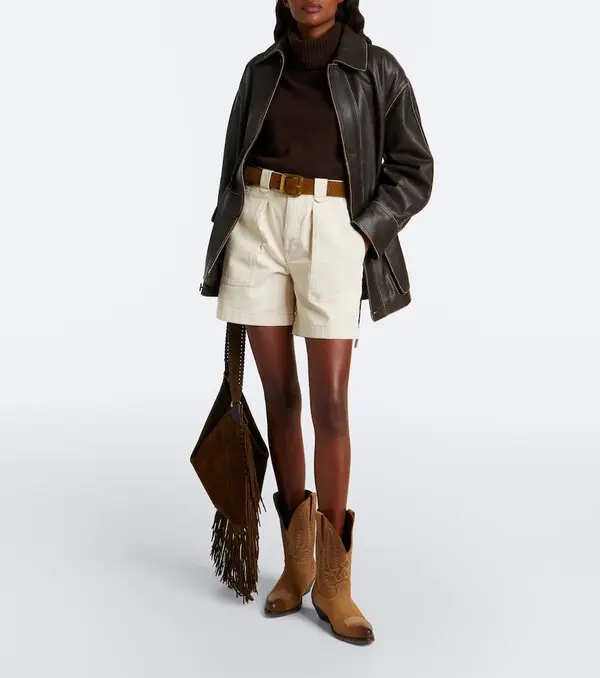 GOLDEN GOOSE Wish Star Leather Cowboy Boots