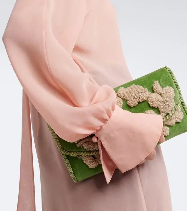 Valentino Garavani Tie-neck Silk Georgette Blouse