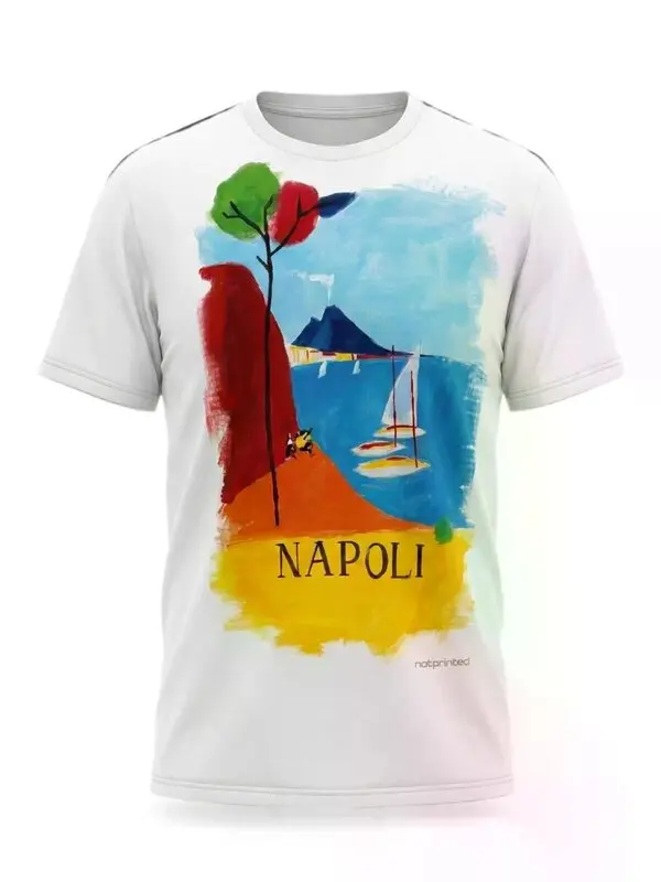 NOT PRINTED Graphic-print Crew-neck T-shirt