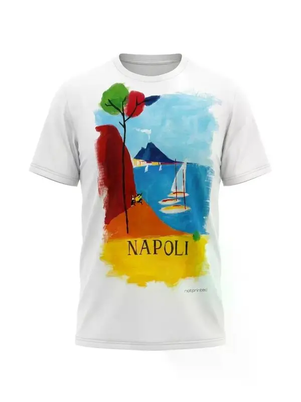 NOT PRINTED Graphic-print Crew-neck T-shirt - White