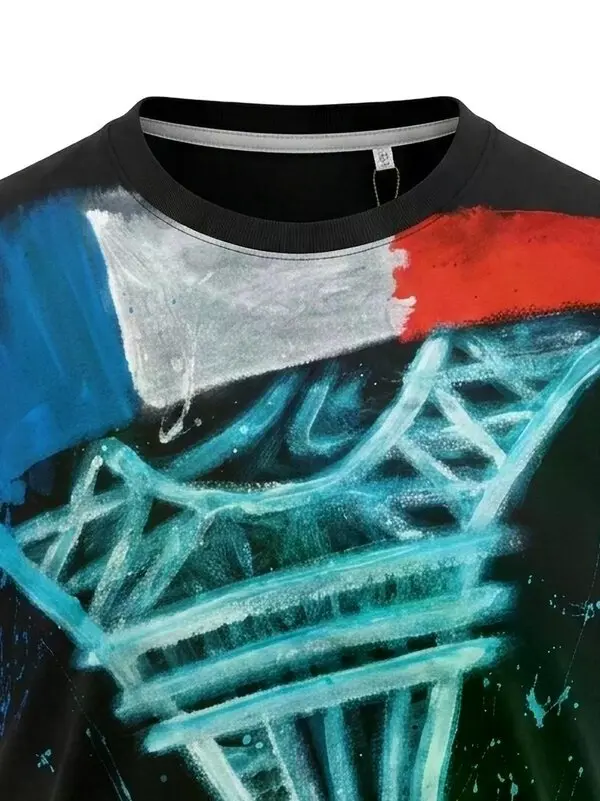 NOT PRINTED Graphic-print T-shirt - Black