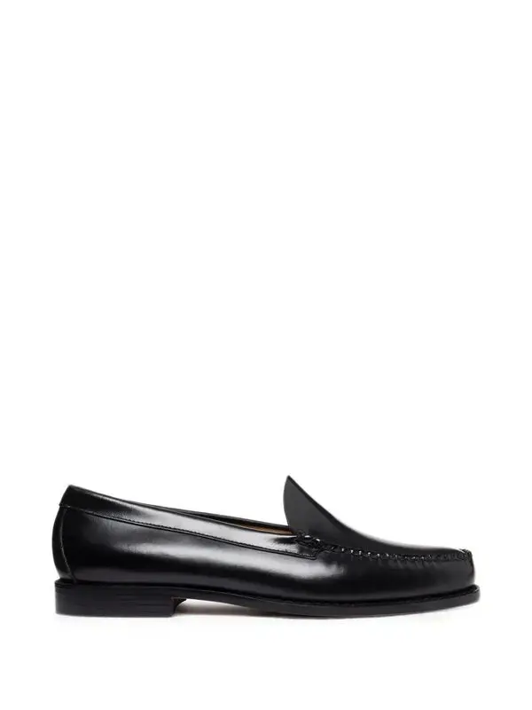 G.H.BASS Weejuns Venetian Leather Loafers - Black