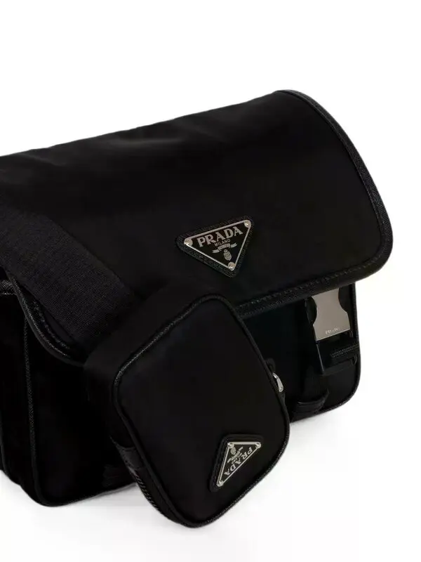 Prada Re-nylon And Saffiano Leather Shoulder Bag
