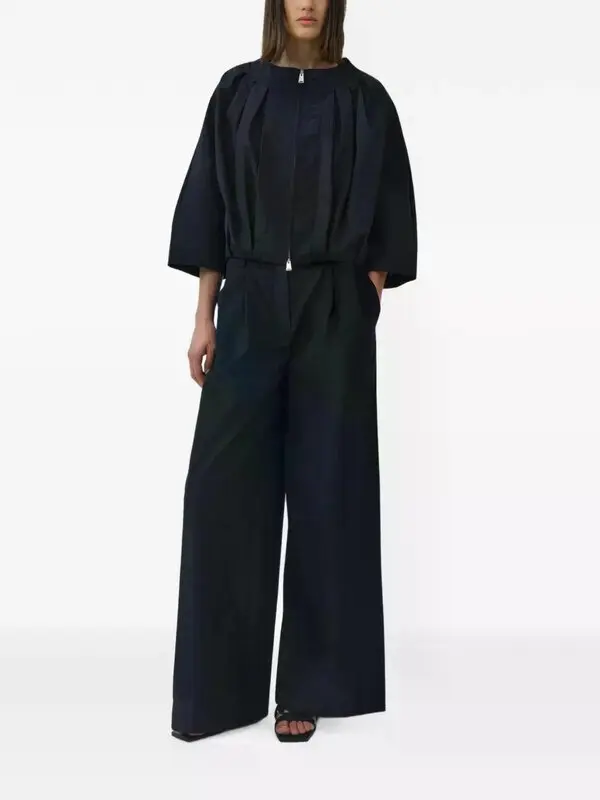 Simkhai Leroy Pleated Wide-leg Trousers