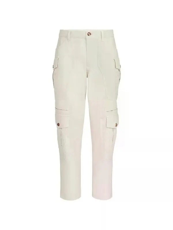 Brunello Cucinelli Peached Cotton Gabardine Explorer Trousers