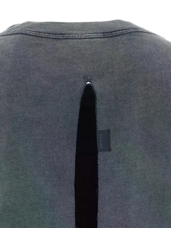 HAIKURE Distressed Back-split Sweater