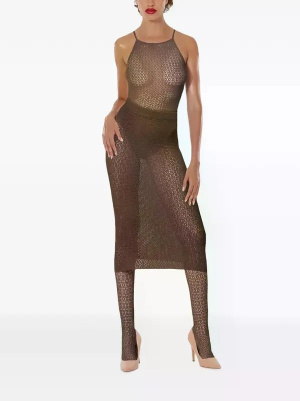 Wolford Daisy Net Midi Skirt