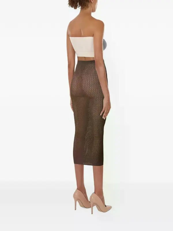 Wolford Daisy Net Midi Skirt