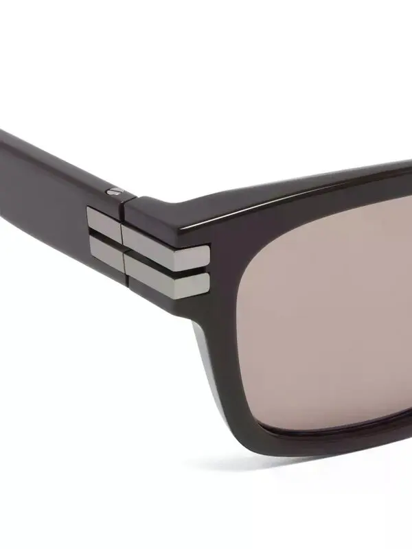 Zegna Square-frame Tinted Sunglasses