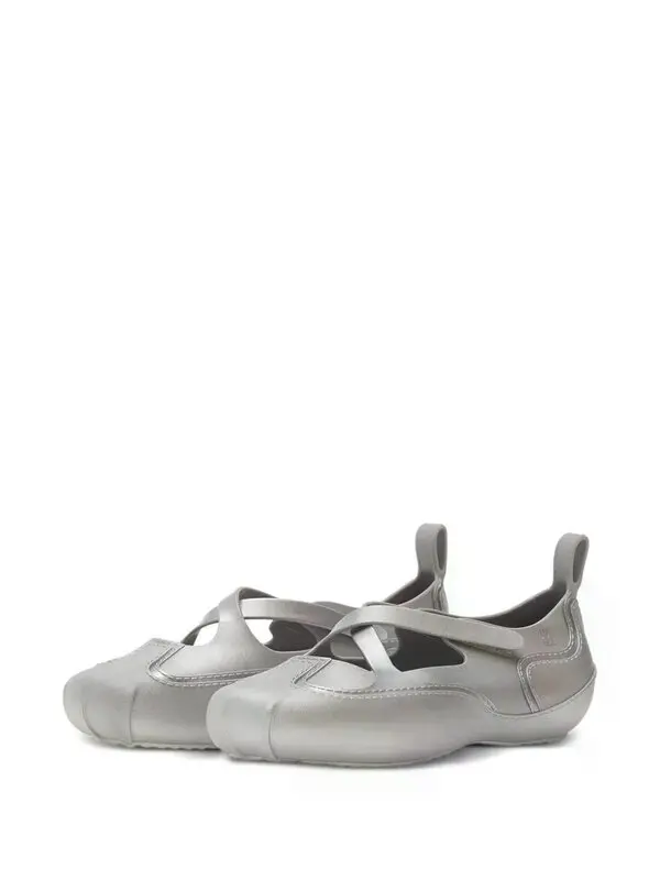 Melissa Aira Ballet Flats With Touch-strap Fastening - Grey