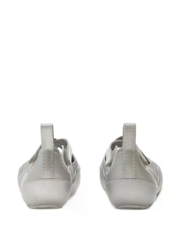 Melissa Aira Ballet Flats With Touch-strap Fastening - Grey