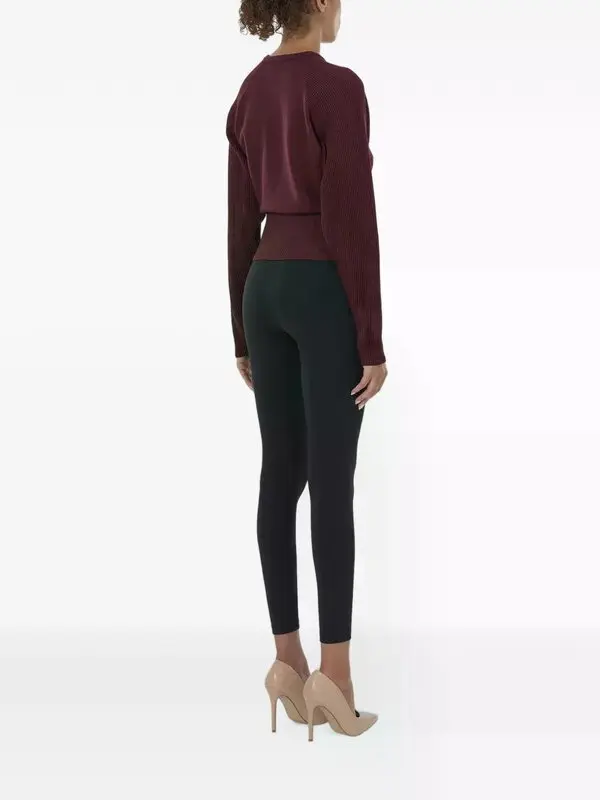 Wolford Ribbed-knit Cropped Cardigan