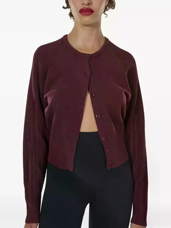 Wolford Ribbed-knit Cropped Cardigan