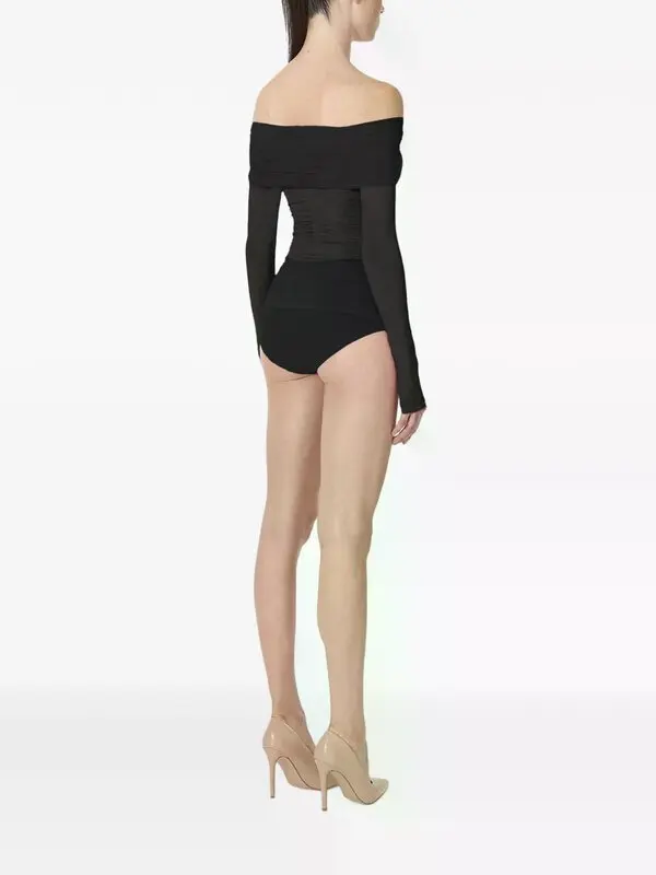 Wolford Draped Semi-sheer Top