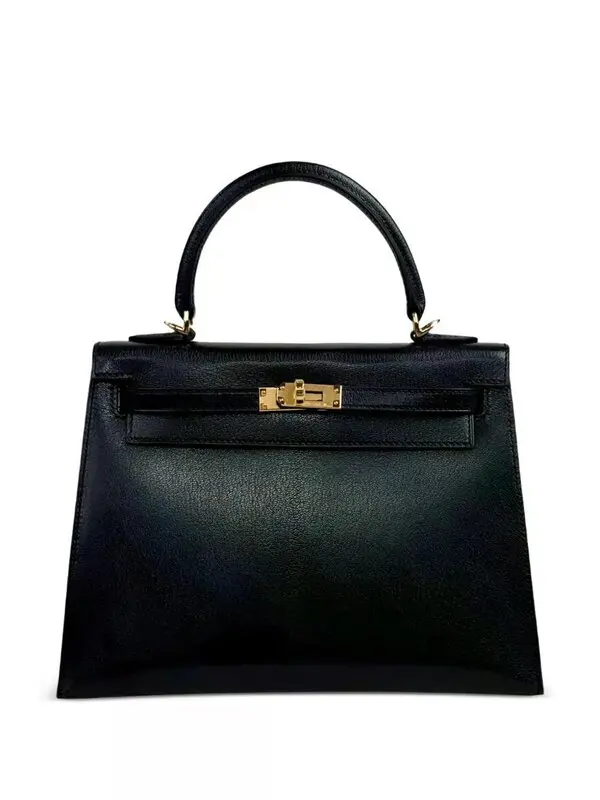 Hermès 2025 Kelly Sellier 25 Handbag - Black