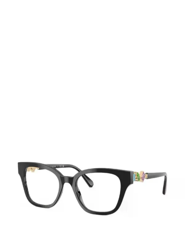 SWAROVSKI Crystal-embellished Geometric-frame Glasses
