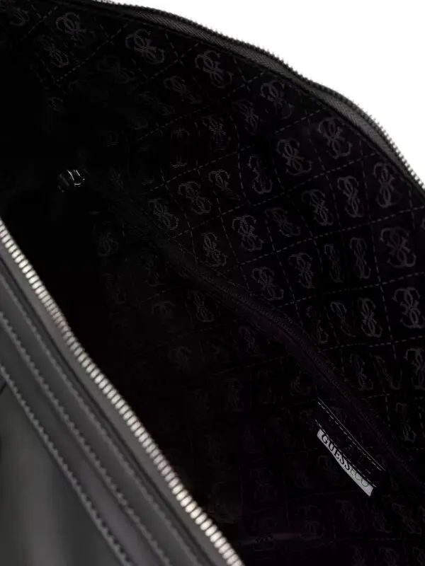 Guess Milano Monogram-print Logo-plaque Holdall