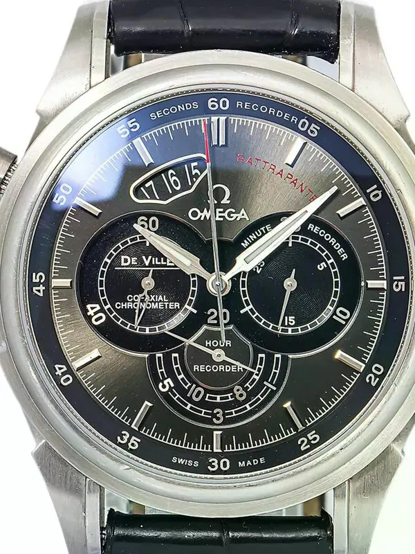 Omega De Ville Rattrapante 41mm Chronograph Watch - Grey