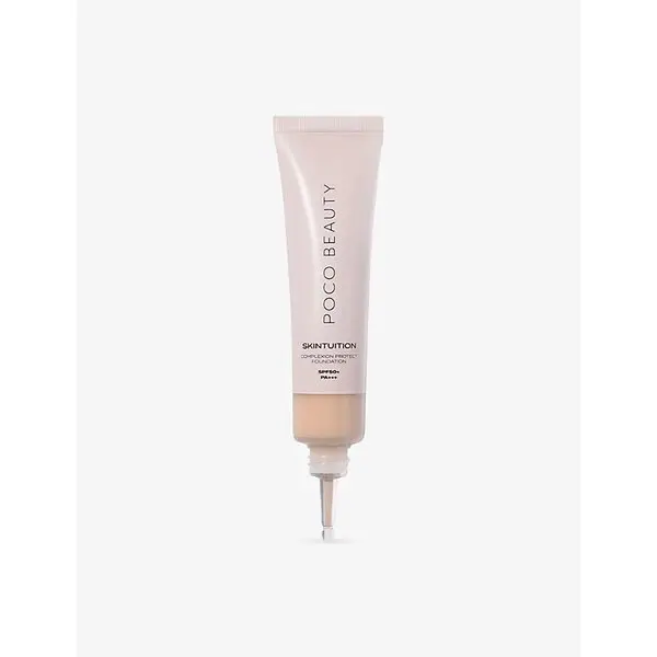 POCO BEAUTY Skintuition Complex Protect Foundation Spf50 Pa+++ 30ml - Pebble