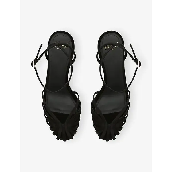 ALEVI MILANO Blake 95 Leather Heeled Sandals