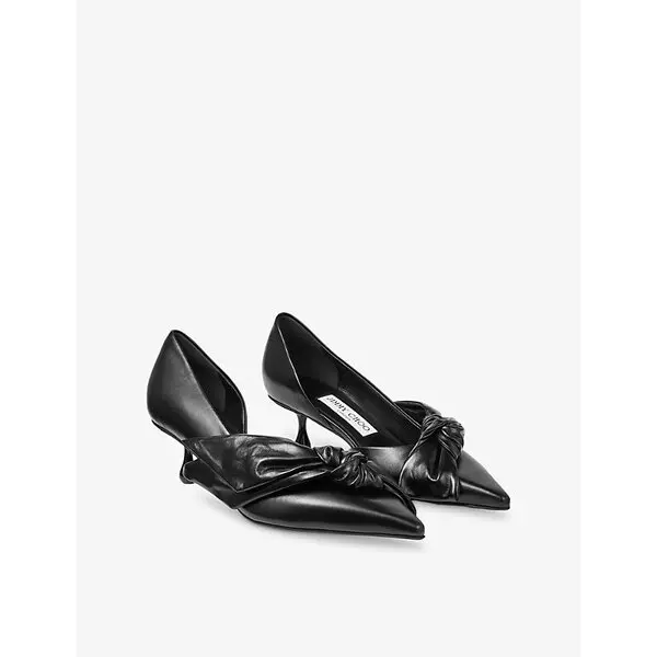 JIMMY CHOO Issy 50 Leather Pumps