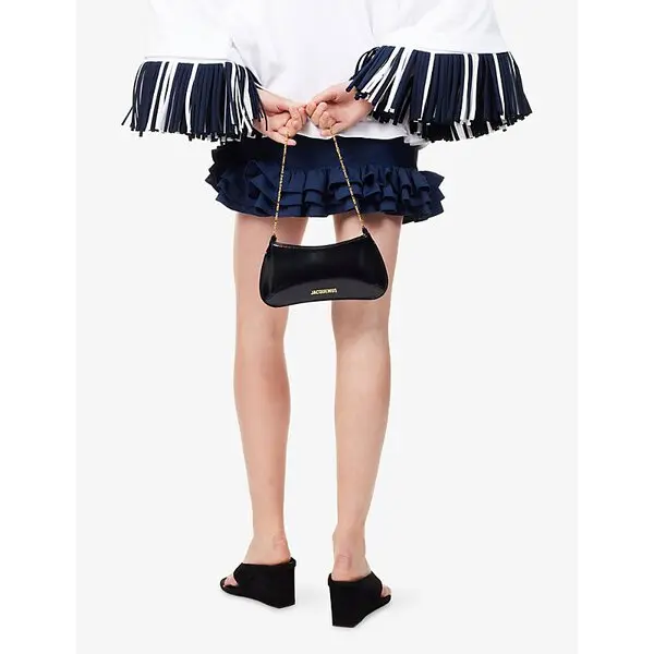 Jacquemus The Small Bisou Chaîne Leather Shoulder Bag