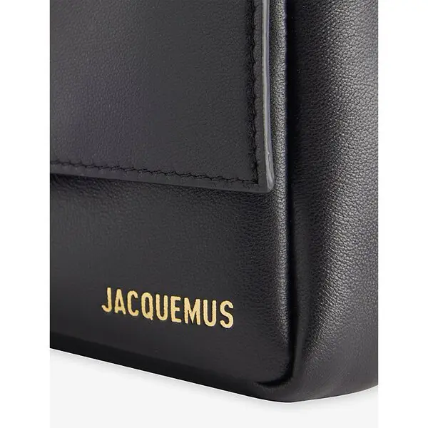 Jacquemus The Bambino Chaîne Leather Shoulder Bag - Black