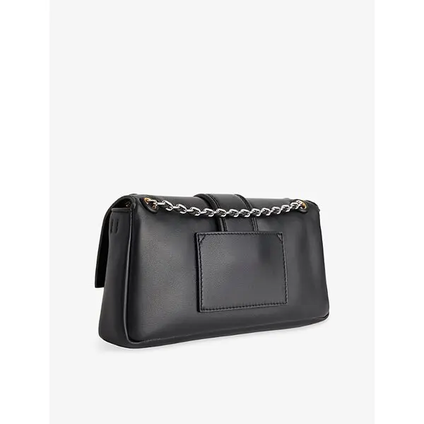 Jacquemus The Bambino Chaîne Leather Shoulder Bag - Black